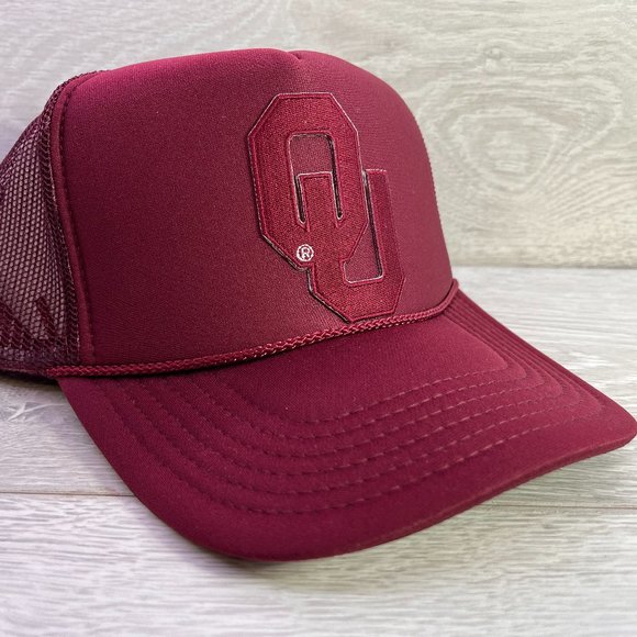 OTTO | Accessories | New Vintage Style Oklahoma Sooners Maroon Trucker ...